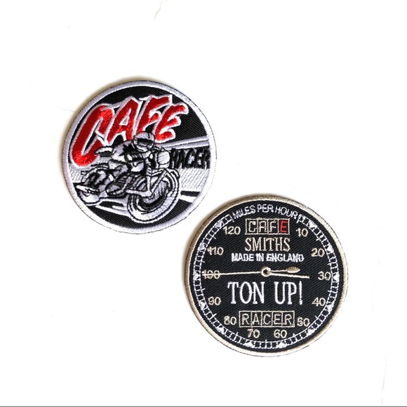 Accessories | Cafe Racer Patch Iron On Auto Bundle Race Car Diy | Poshmark